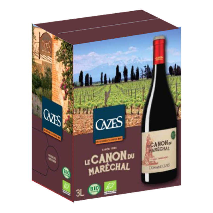 Domaine Cazes - Fontaine à vin - Canon du Maréchal Rouge - BIO 3L ...